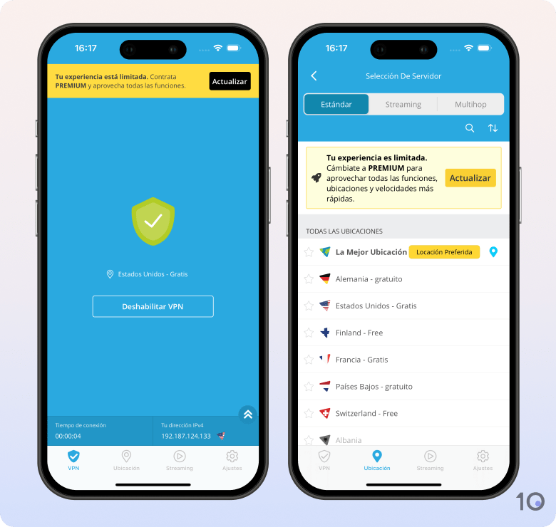 Mejores VPN 100 % gratis de 2025 (rápidas y seguras)