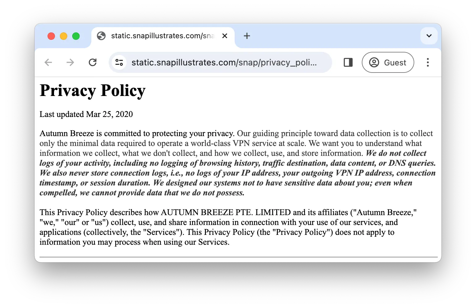 Snap VPN Review: A Slow & Untrustworthy Free VPN