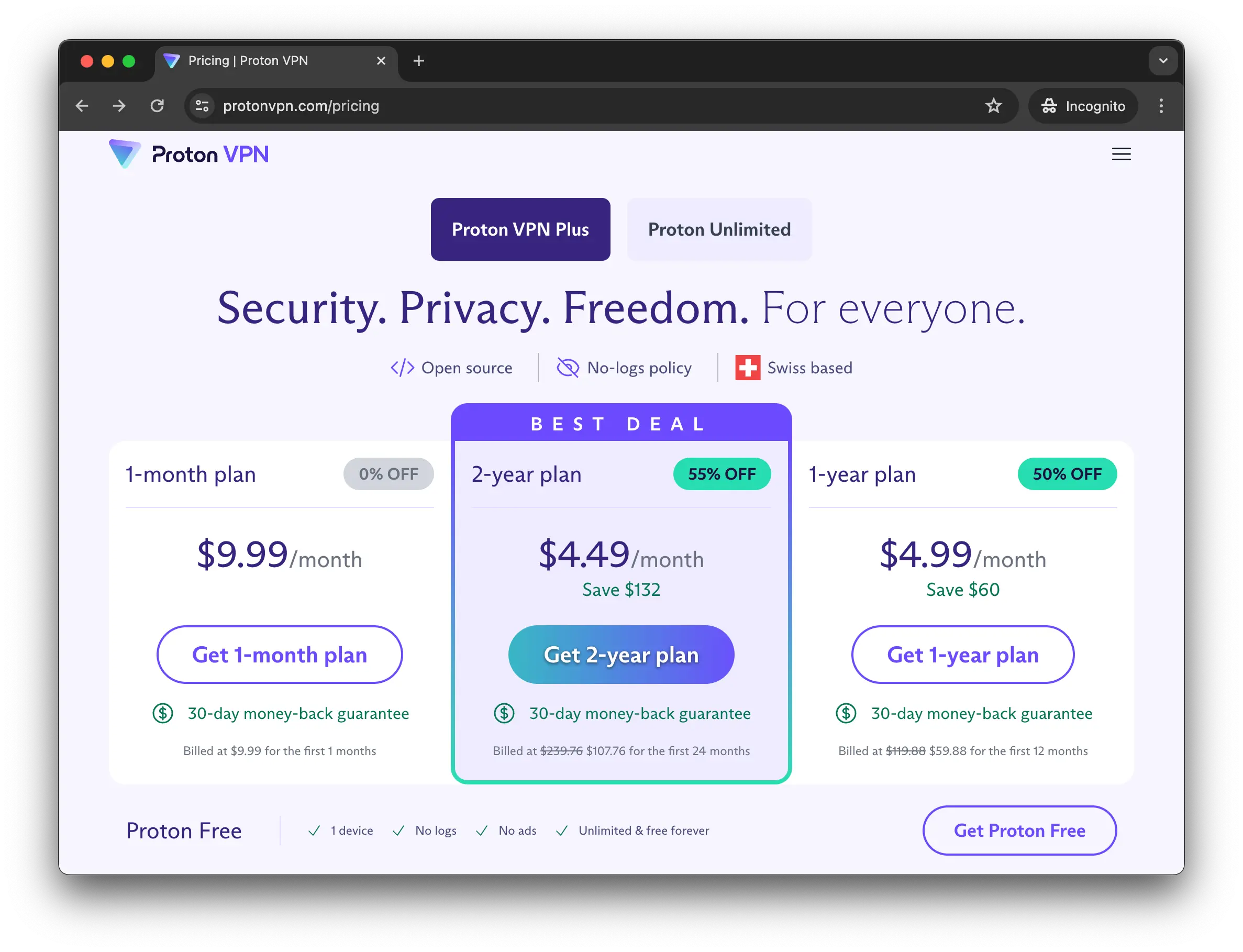 How to Get a 30-day Proton VPN Plus Free Trial | Top10VPN