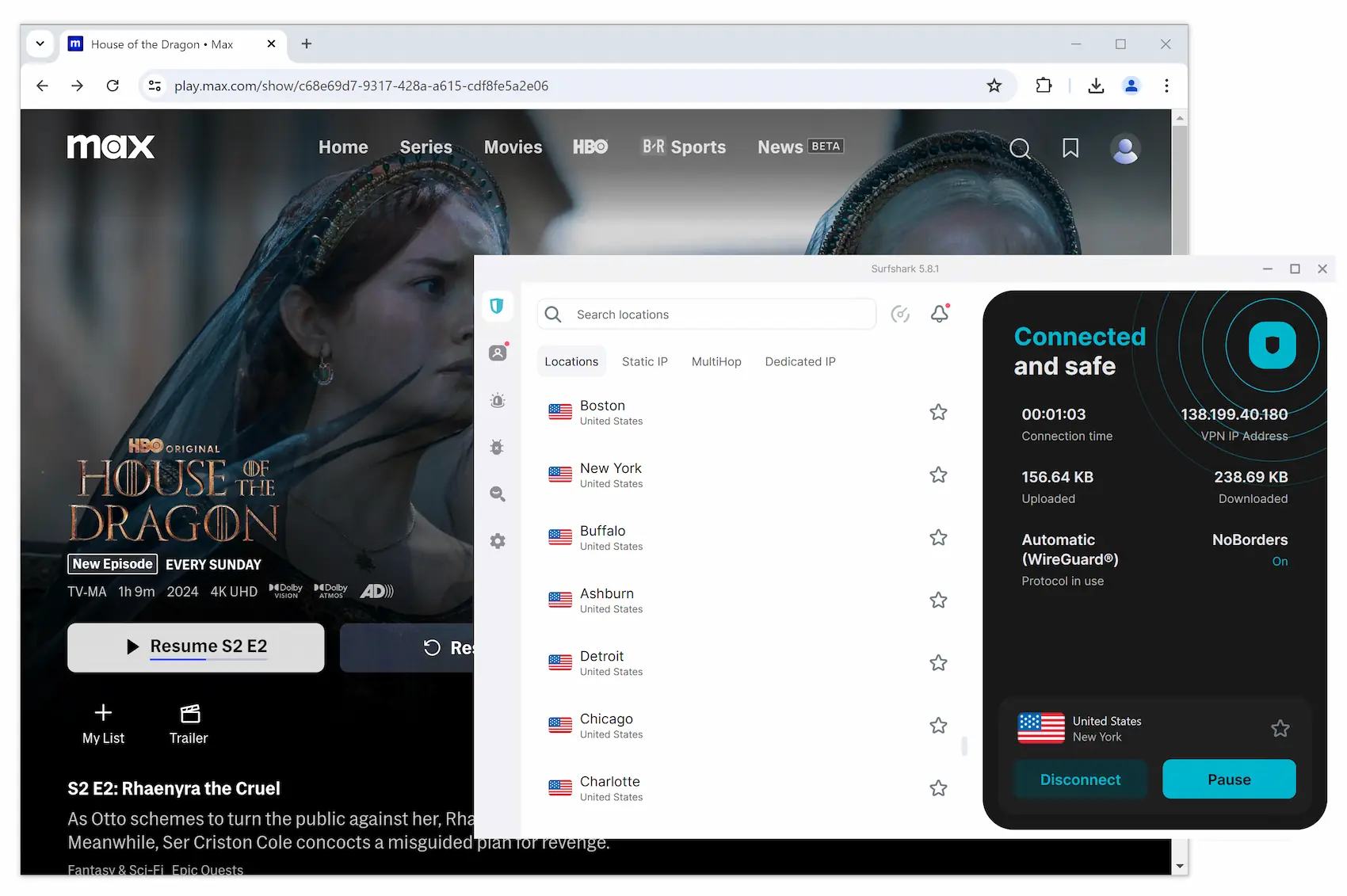 3 mejores VPN para HBO Max | Arregla tu VPN si no funciona