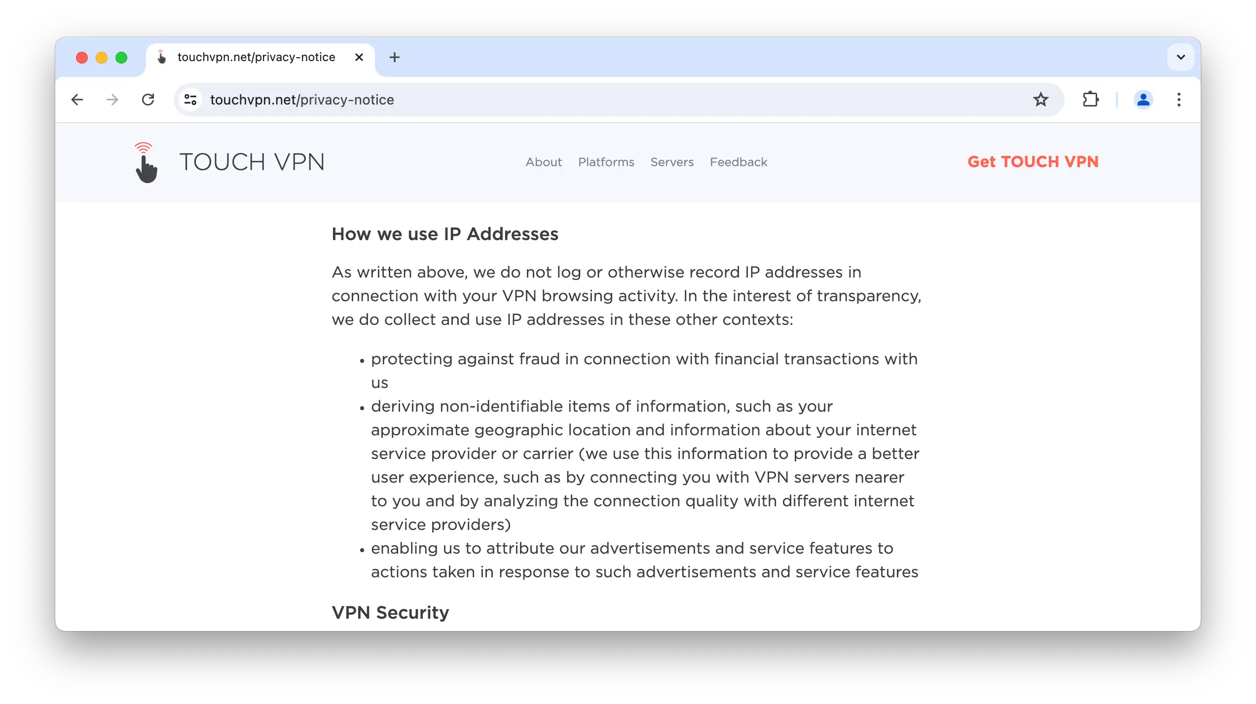 Touch VPN Review | Do Not Use This Insecure VPN in 2024