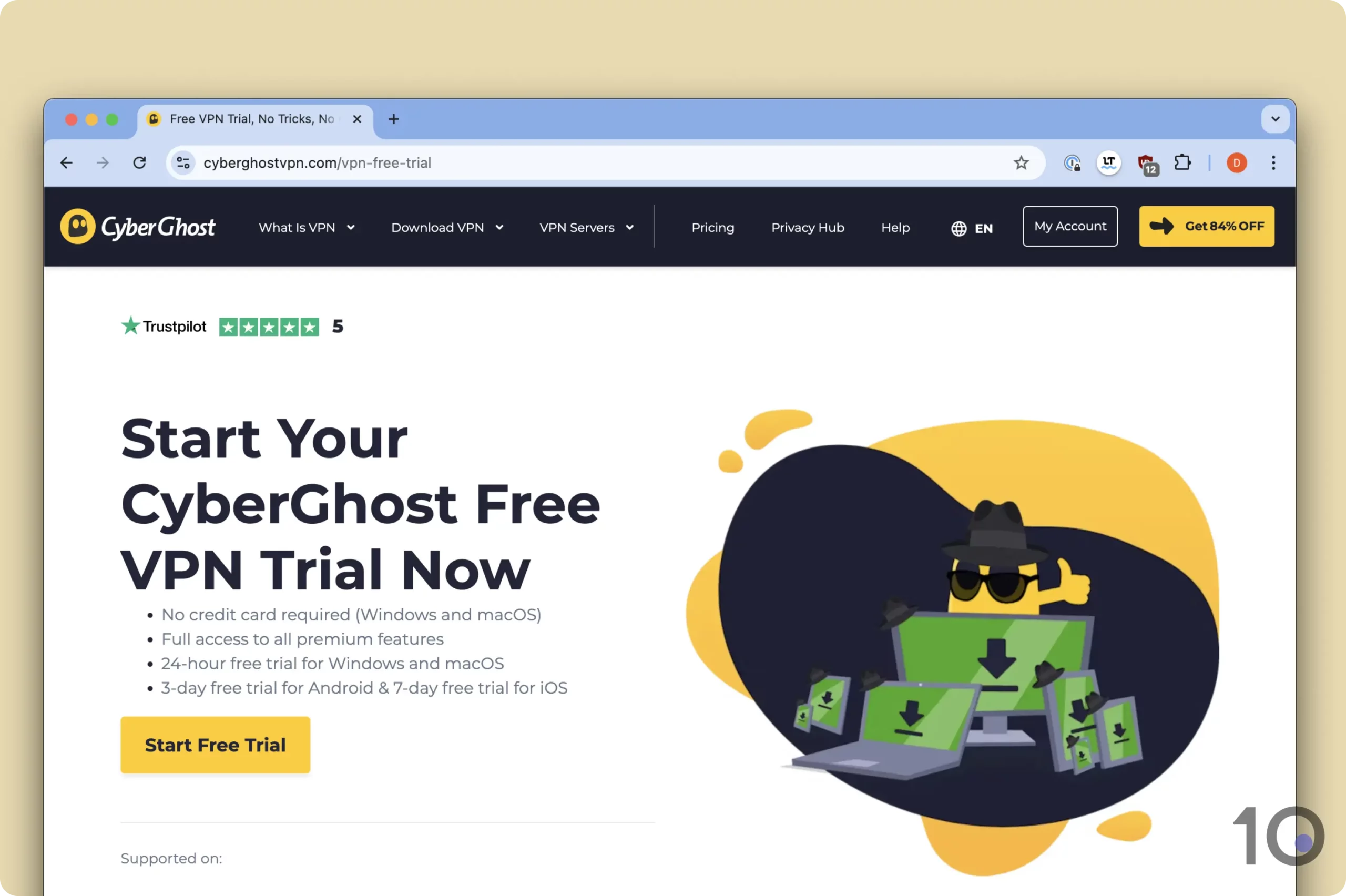 How to Get a CyberGhost Free Trial (No Credit Card Needed)